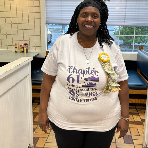 Stepping Into Chapter 61 Living My Best Life Since 1963 Svg, 61st ...
