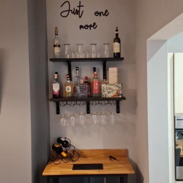Just One More Wooden Wall Quote for Bar - Etsy UK
