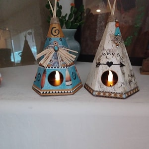 Teepee Tea Light Decorations - Etsy