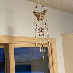 Beautiful Hand Strung Victorian Mobile With Large Crystal Prism - Etsy