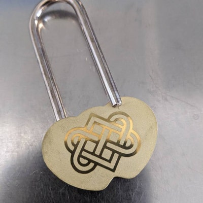 Engraved Padlock, Heart Lock, 250 Mm, Engraved Heart Lock, Lock for ...