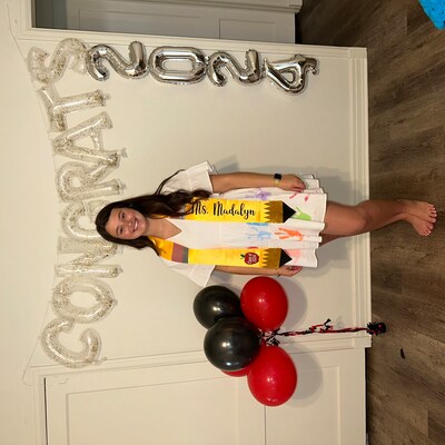 Apple on Stole Graduation Teacher Pencil Stoles fast Shipping Available ...