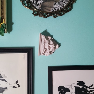 Wall Mounted Gargoyle Statue or Mantel Any Color Garden Gargoyal Statue ...