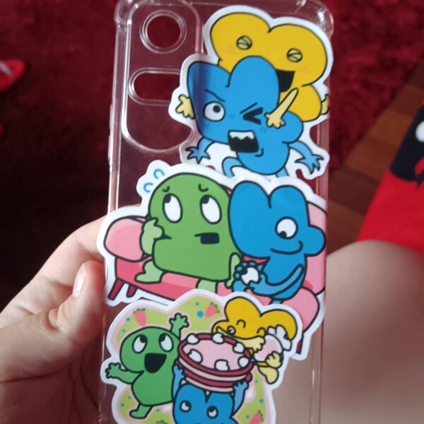 Cake! BFB Four, X & Two BFDI Sticker by Puterlovesyou - Etsy