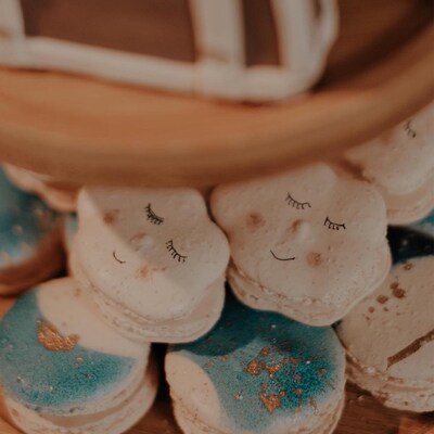 Moon Phases French Macarons 6, 12 or 24 Choose Flavors Macaroons ...