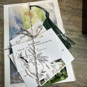 Fairy Art Watercolor Print Mushrooms in Autumn Fantasy - Etsy