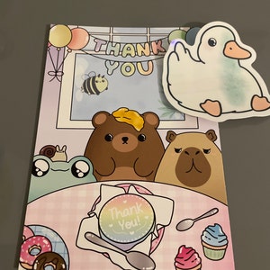 LTD TIME ONLY Confused Pelican Capybara Mini Acrylic Pin Cute - Etsy UK