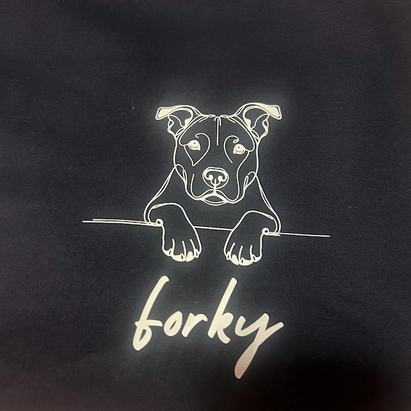 Chemise personnalisée race et nom de chien, sweatshirt amoureux des ...
