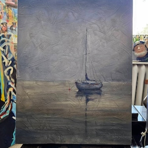 Sarre Mill I Original Oil on Canvas Board Painting by Vernon Lintern ...