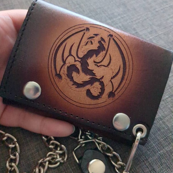 Chain Wallet-personalized for Free With Initials-names-graphics or ...