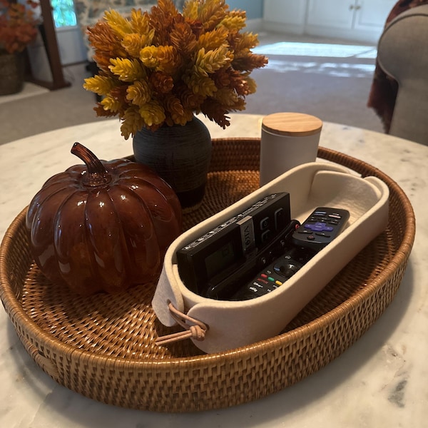 Felt Catch All Small Organizer for Vanity or Desk - Etsy