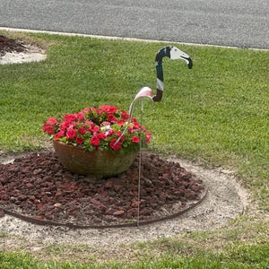 PVC Bobbing TIE DYE Flamingo Bobber by Nauti-birds and Critters ...