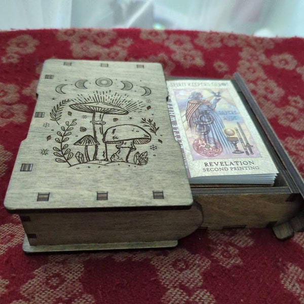 Personalized Tarot Card Box, Tarot Card Box, Tarot Card Storage ...