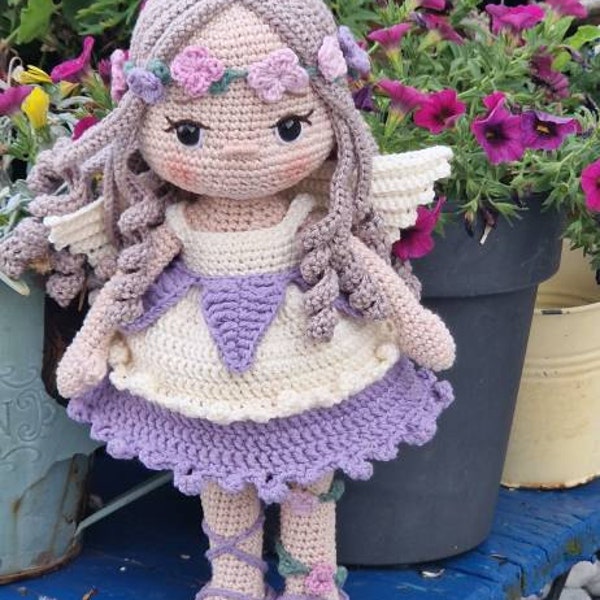 Fairy Girl Lila English Pattern - Etsy
