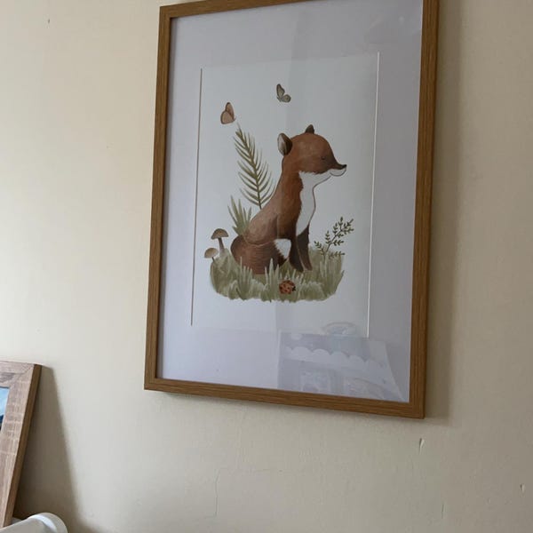 Personalised Safari Nursery Wall Print Set of 3, Kids Name Print, Boys ...