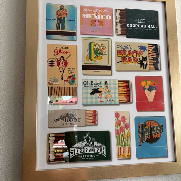 CUSTOM MATCHBOOK ART | Personalized Digital Matchbox Gift | Large ...
