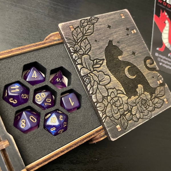 The Mini Poly Dice Tome WITH Free Mini Dice Set. - Etsy