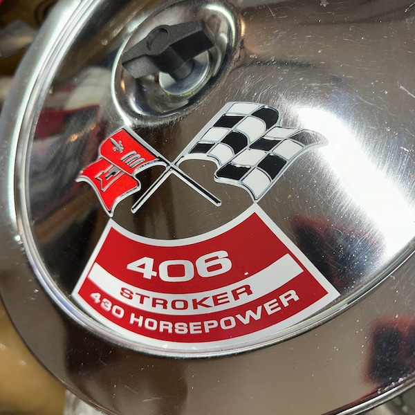 Old Retro Corvette Chevy Chevrolet Mailbox Graphics MAILBOX NOT ...