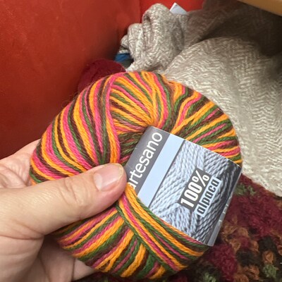 Sock Yarn Self Patterning. 50g Ball of Schoeller and Stahl Fortissima ...