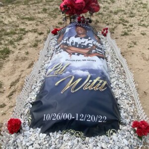 Custom Grave Blanket, Custom Memorial Grave Blanket, in Loving Memory ...