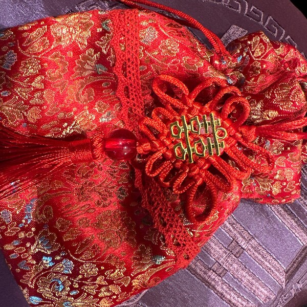 2 Wedding Kneeling Pads Chinese Wedding Decor Chinese Double Happiness ...