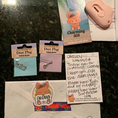 Dust Plug gold & Silver - Etsy