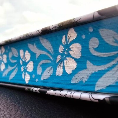 Powerless Sprayed and Stenciled Edges - Etsy