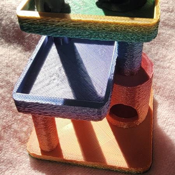 Dice Tower Tree With Hanging Cage Storage, Spooky Tree Dice Roller for Tabletop Gamers, Dice ...