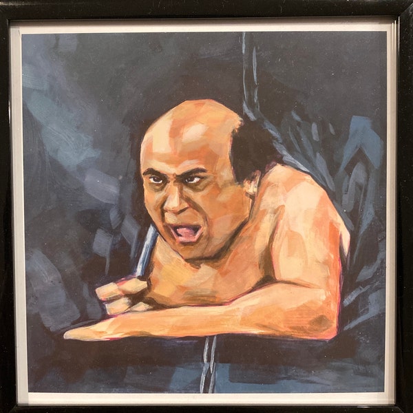 Danny Devito Art Print, Danny Devito, It's Always Sunny, Wall Art, Acrylic Painting, Fine Art ...
