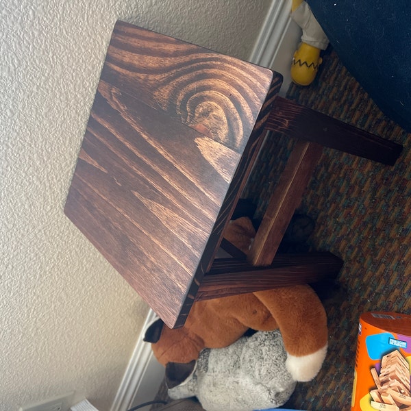 16 Inch Tall Wood Stool - Etsy