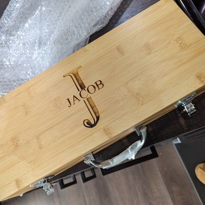 Personalized Wooden Gift Box, Engraved Name Box, Wooden Keepsake Box ...