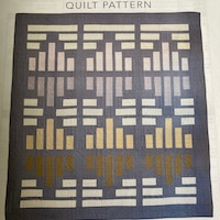Leaded Light Quilt Pattern PDF Download Modern Quilt Pattern - Etsy Canada