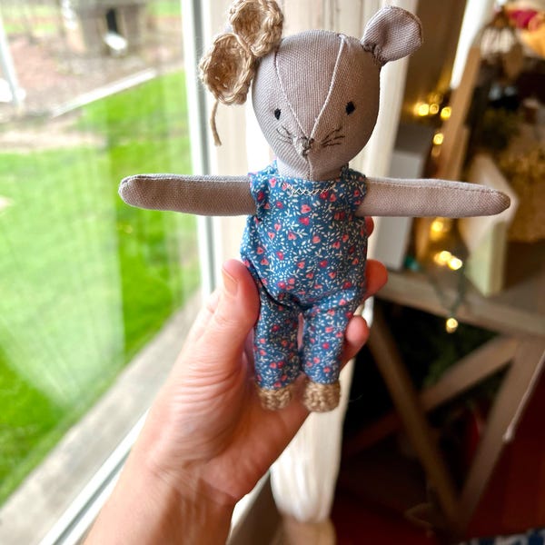 Mouse Sewing Pattern PDF - Mouse Family Sewing Pattern, Tiny Easy Mice ...