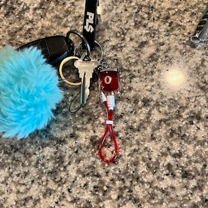 Blood Bank Key Chain,blood Bank Badge Reel, ABO Key Chain, Blood Type ...