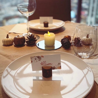 Friendsgiving Place Cards, Thanksgiving Dinner Seating Card ...