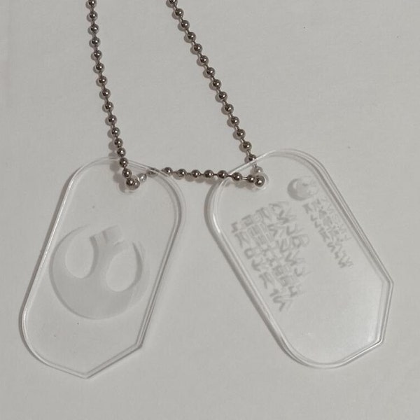 Star Wars-inspired Dog Tags -- Customized in Aurebesh - Etsy