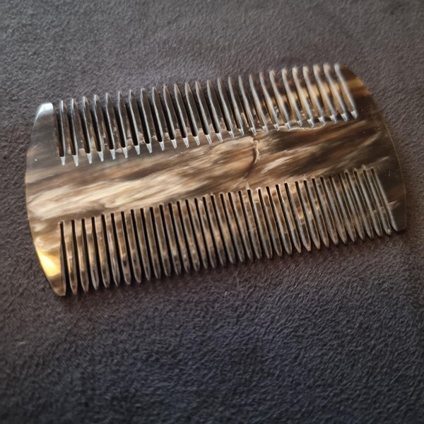 2 Combs From Buffalo Horn, Buffalo Horn Comb, Comb for Men, Comb for ...