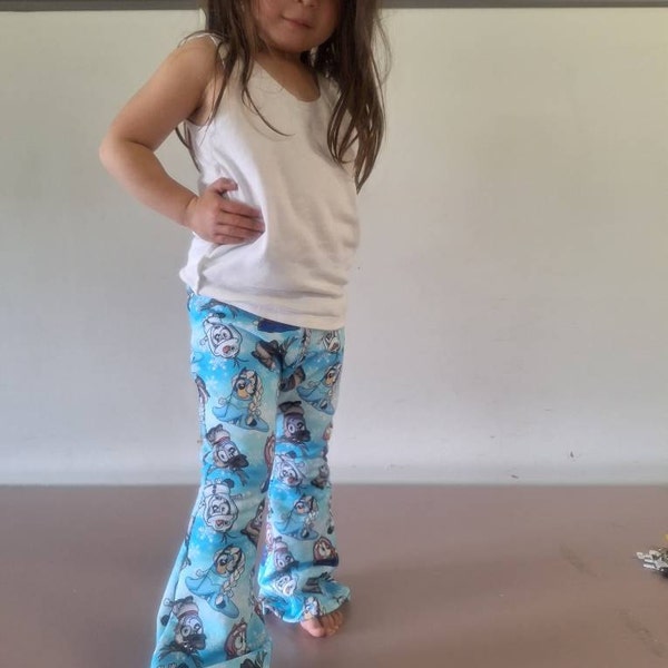 Baby Flare Pant Sewing Pattern, Baby Flared Pants Pattern, Flared Pants ...