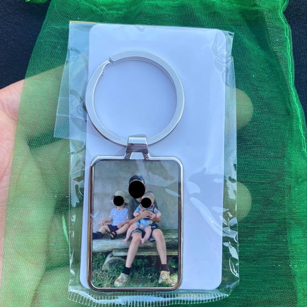 Personalized Photo Keychain, Custom Picture Keychain, Photo Gifts ...