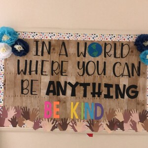 Teacher Ready Made Bulletin Board/be Amazing/elementary | Etsy