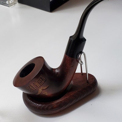 Personalised Tobacco Pipe Custom Engraved Smoking Pipe Best Man Gift ...