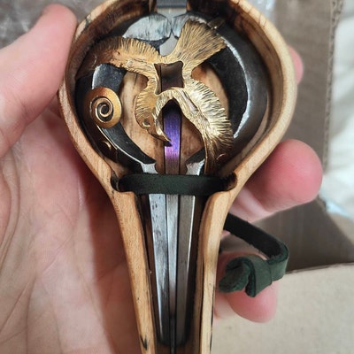 Forged Melodic Jew's Harp twister Wood and Brass Case Inclusive ...