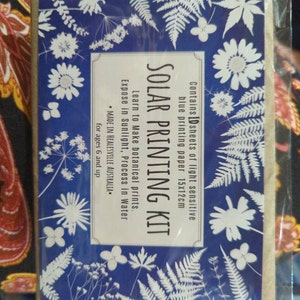 DIY Solar Printing Kit , Craft Kit , Cyanotype , Kit , Solar Printing ...