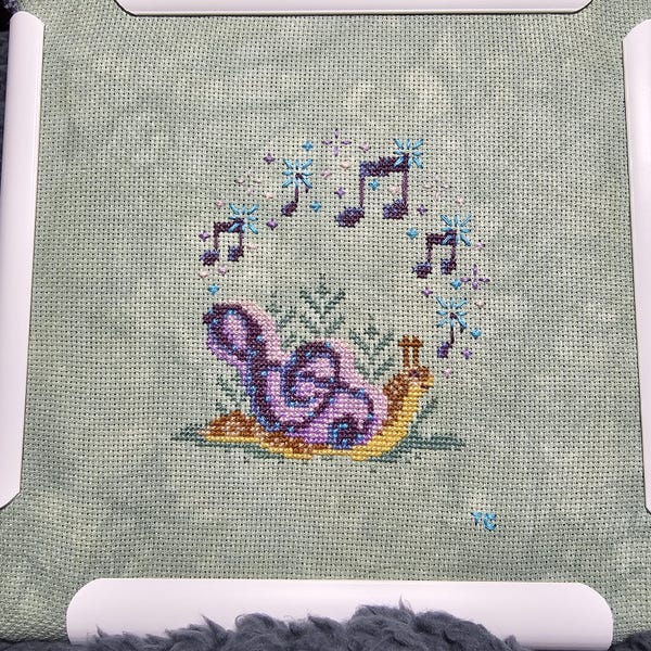 Magical Snowflakes Counting Puddles PDF Cross Stitch Pattern - Modern ...