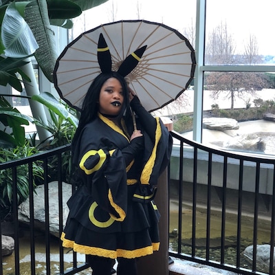 Pokemon Umbreon Cosplay Kimono Dress Eeveelution Gijinka Lolita - Etsy