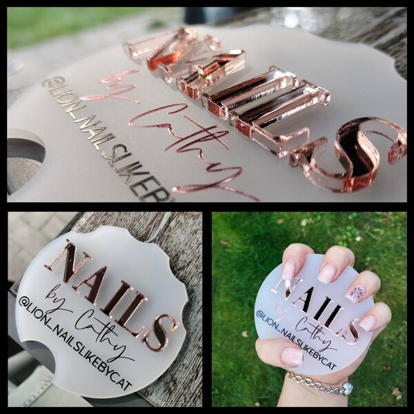 Nail Technician, Beauty Salon Prop, Nailfie Disc, Acrylic, Business ...