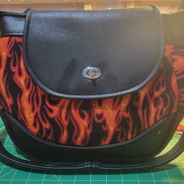 Zoe Satchel Handbag Purse PDF Sewing Pattern, Tote Bag, Faux Leather ...