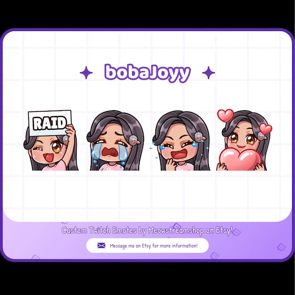 Twitch Emote / Cute Hamster Emotes Pack #1 (whoa, Eat, Heart, Hype ...
