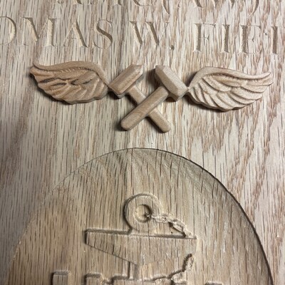 Navy Enlisted Aviation Warfare Specialist EAWS Insignia 3D Stl File for ...