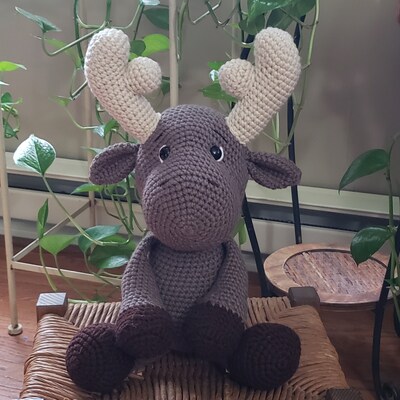 Moose Crochet Pattern Crochet Moose Moose Tutorial - Etsy